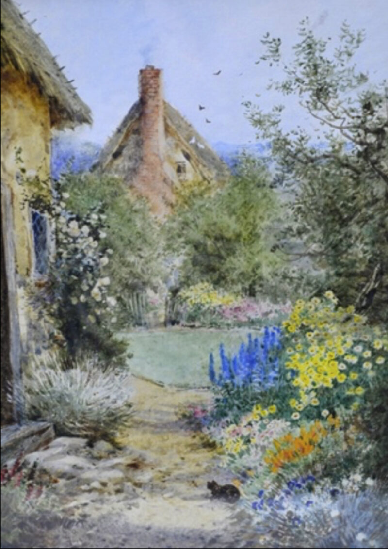 THERESA SYLVESTER STANNARD (1898-1947) “Granny’s Garden, near Buckden ...