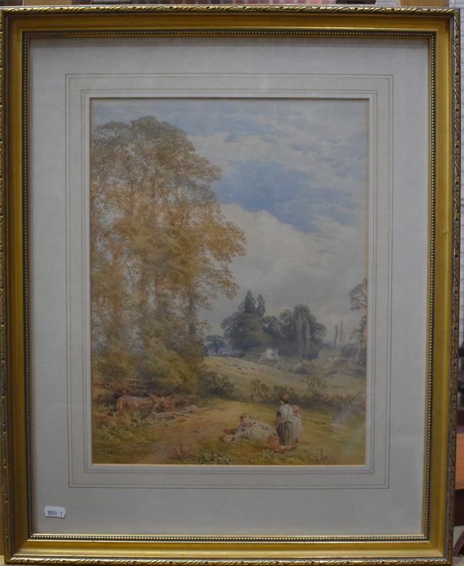 Frederick George Reynolds (1828-1921) – ‘Spring’, watercolour, 41 x 30 ...