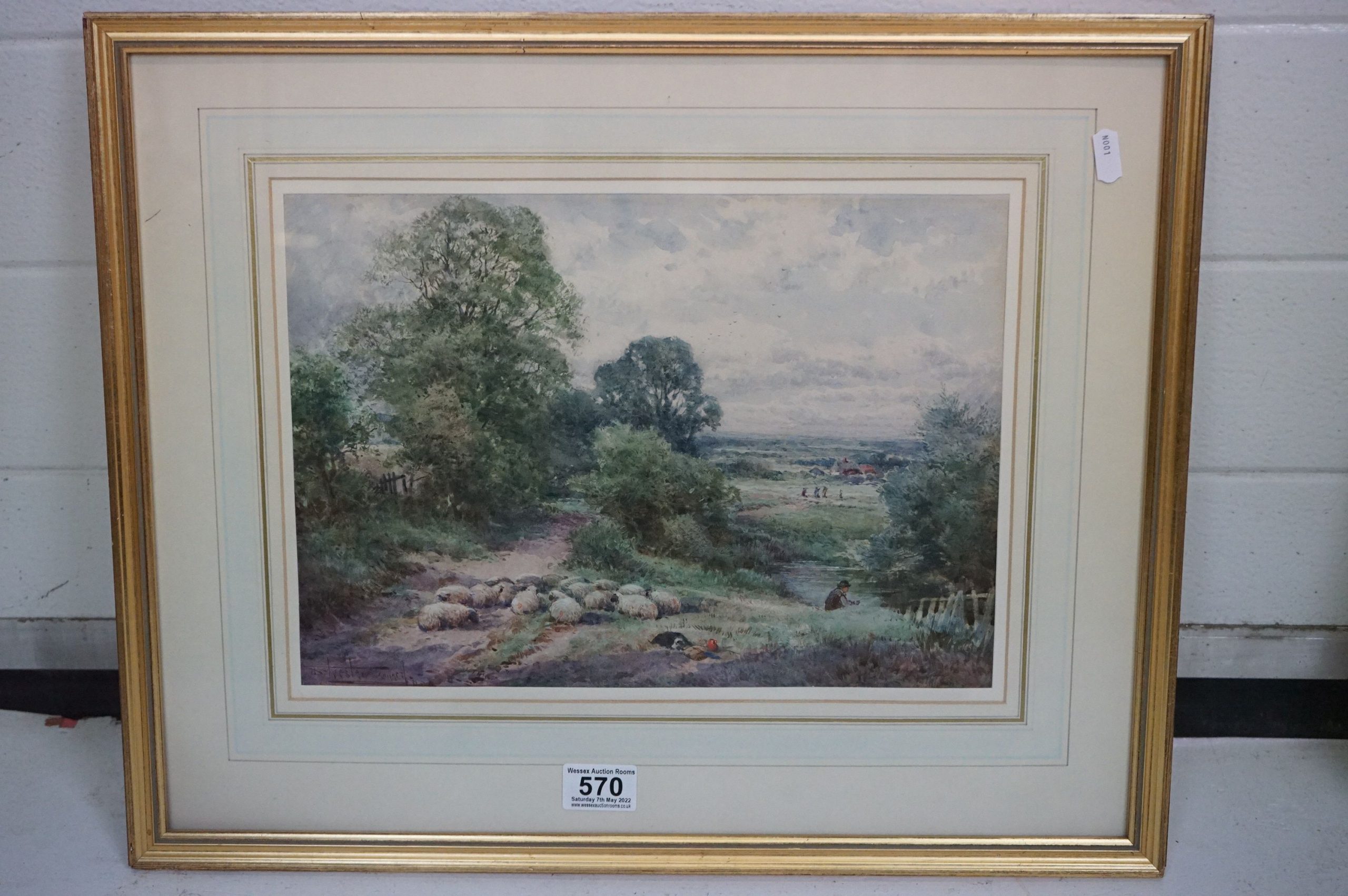 Henry Sylvester Stannard (British 1870 – 1951) Watercolour of a Radwell ...