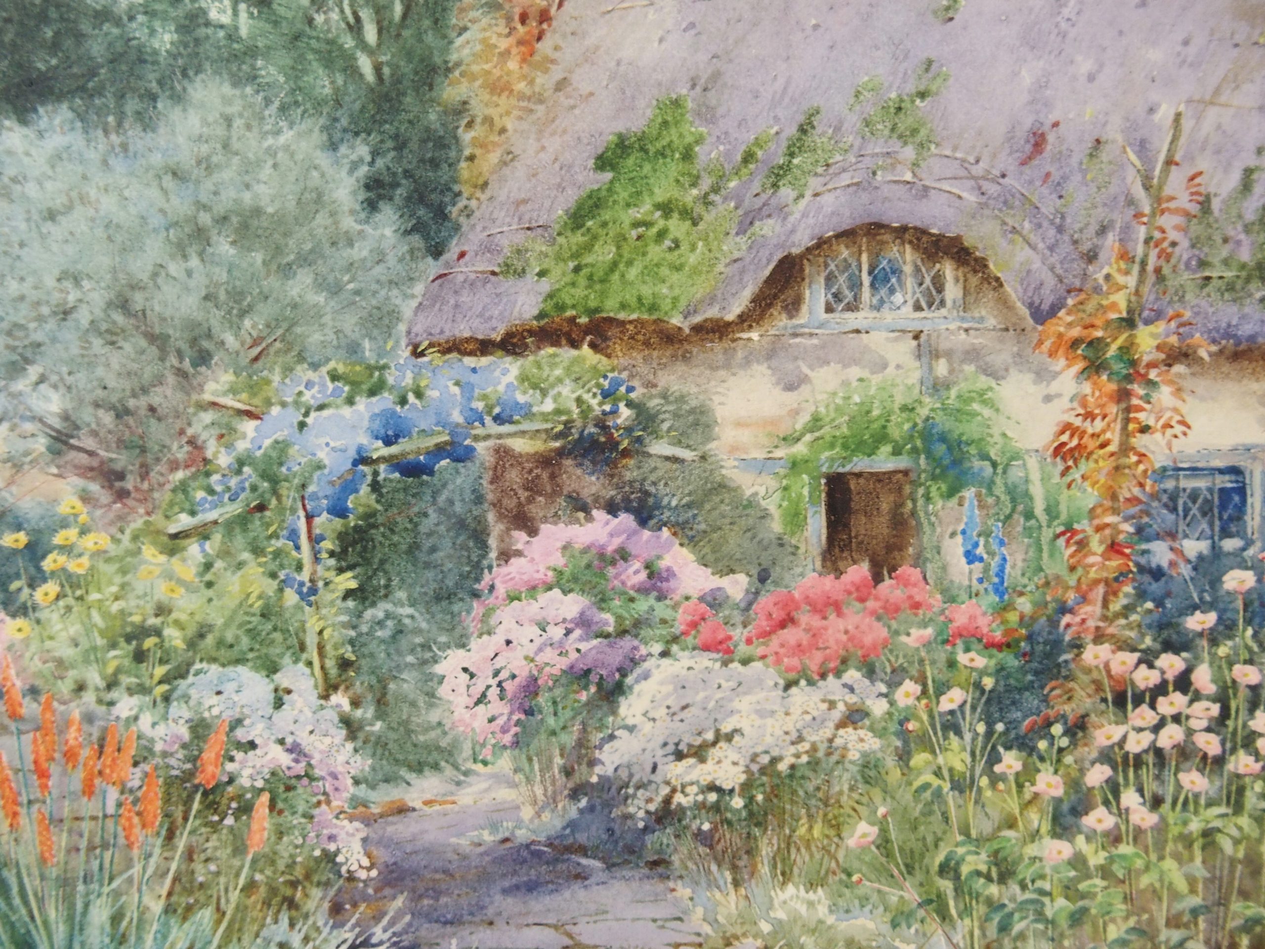 THERESA SYLVESTER STANNARD (British 1898 – 1947) A THATCHED COTTAGE ...