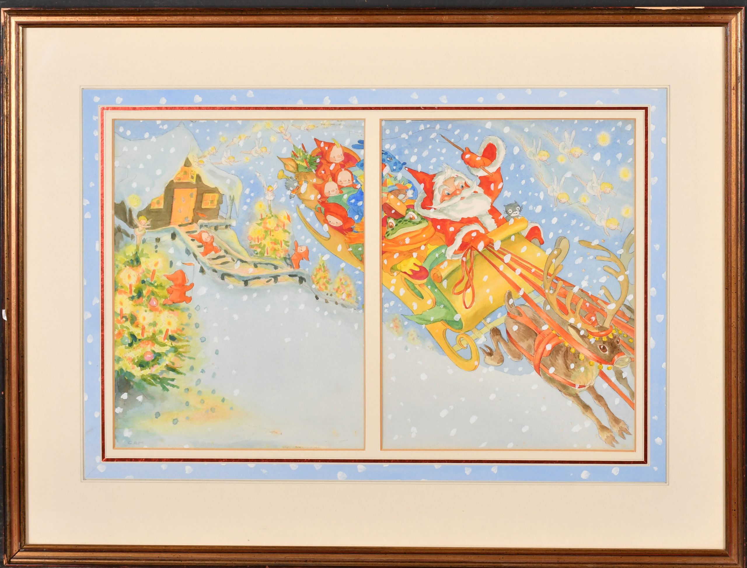 Barbara Mary Campbell (1913-1984) British. ‘Father Christmas ...