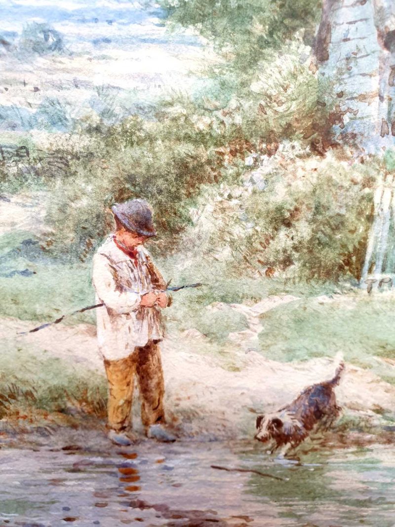 HENRY JOHN SYLVESTER STANNARD (1870-1951) THE SHEEPBOY AND HIS DOG ...